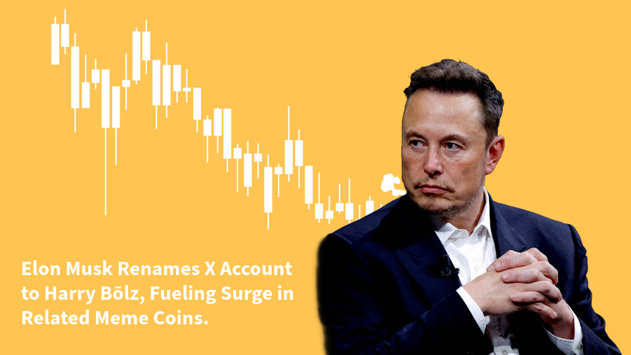 Elon Musk Renames X Account to Harry Bōlz, Sparks Surge in Related Meme ...