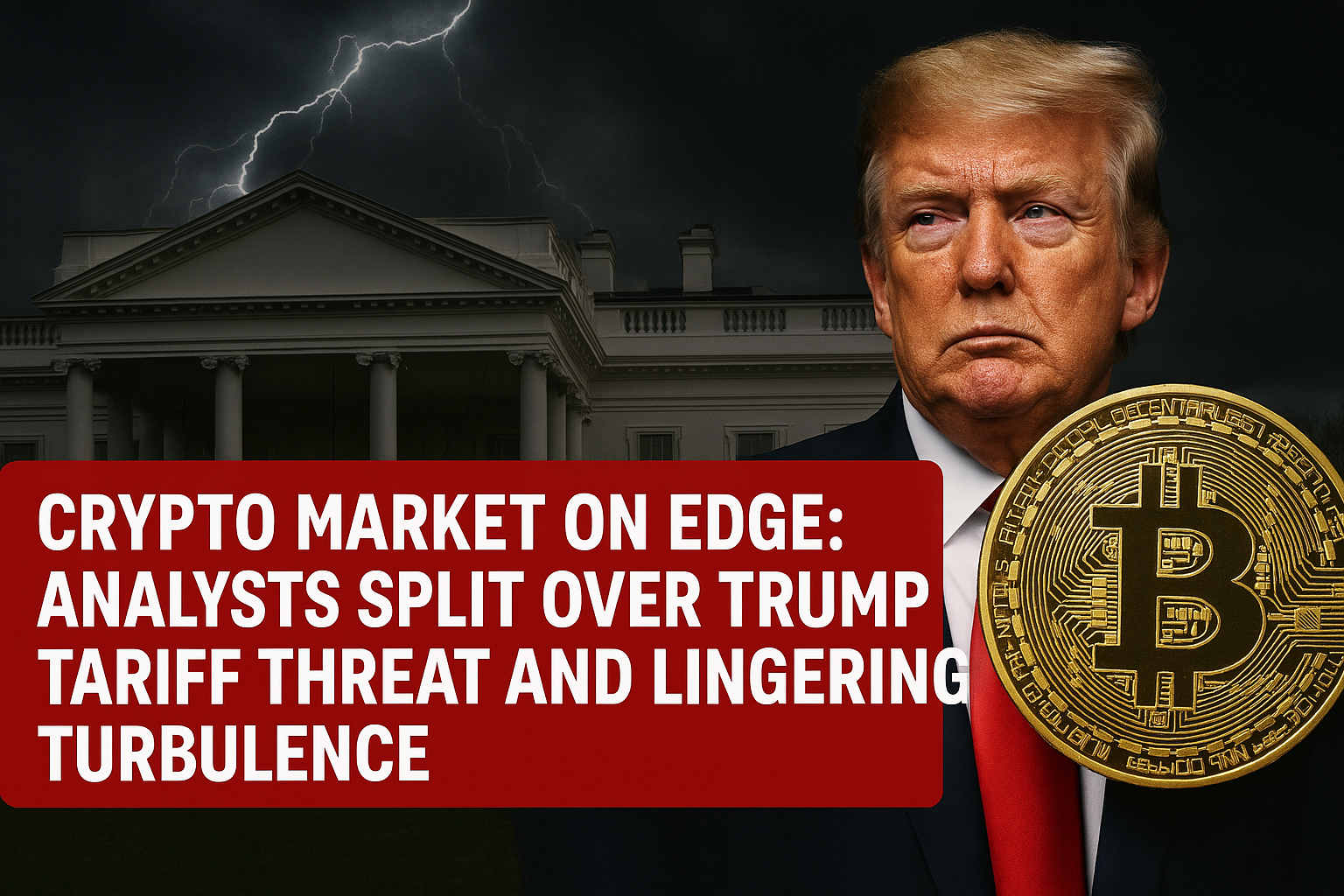 Crypto Market on Edge: Analysts Split Over Trump Tariff Threat and Lingering Turbulence