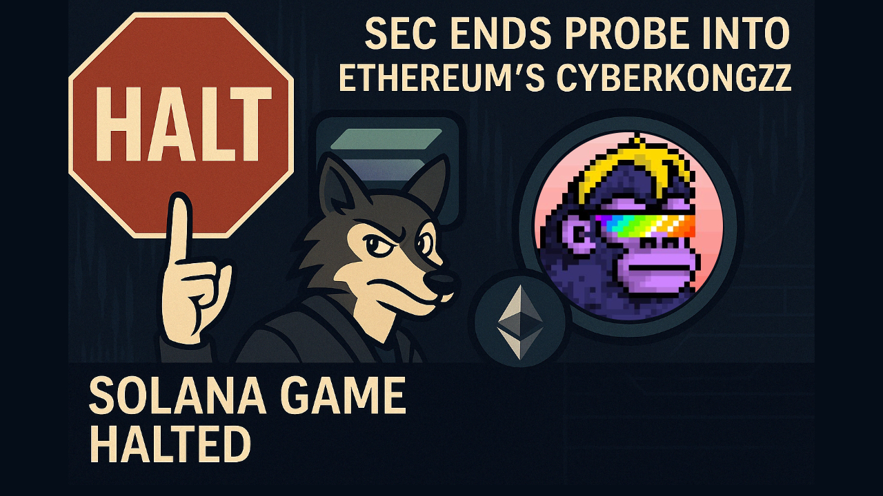Blockchain Gaming: Solana Game Halted, SEC Ends Probe into Ethereum’s ...